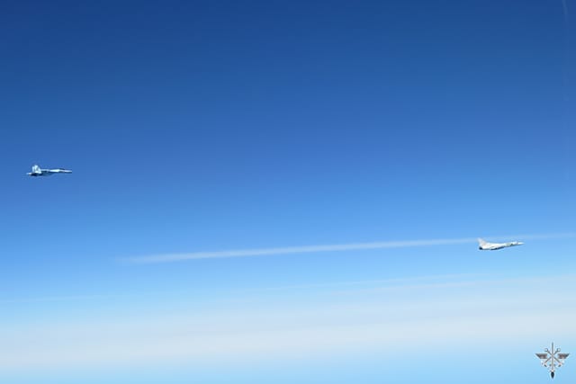 NATO intercepts Russian military aircraft flying over the Baltic Sea ...
