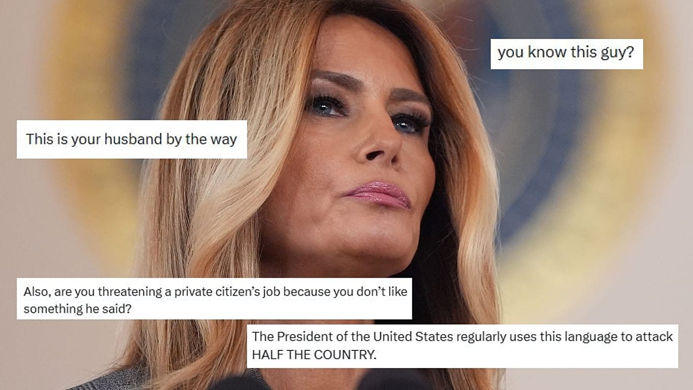 Viral backfire: Melania Trump called out as hypocrite after Jimmy ...