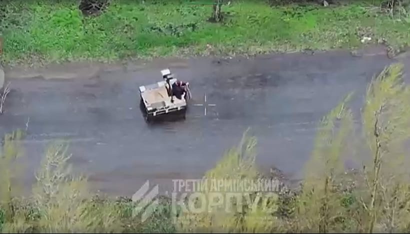 Video. Elderly woman rescued by autonomous robot near Ukraine frontline ...