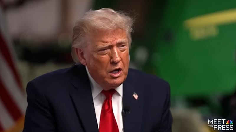 Donald Trump storms out of tense NBC interview after 'rigged election ...
