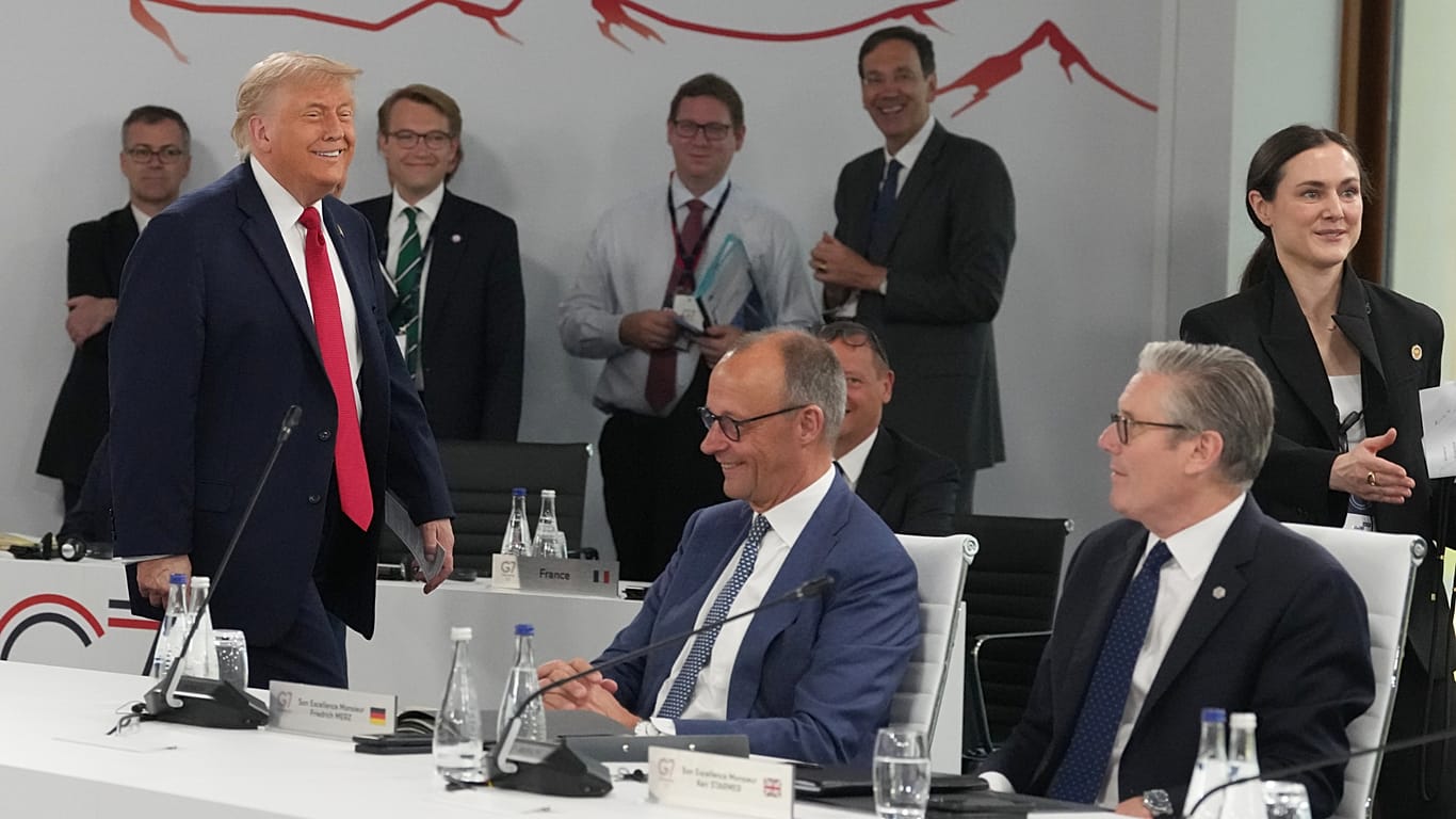 Video. Trump jokes ‘I’m the boss’ as he arrives for G7 meeting | Euronews